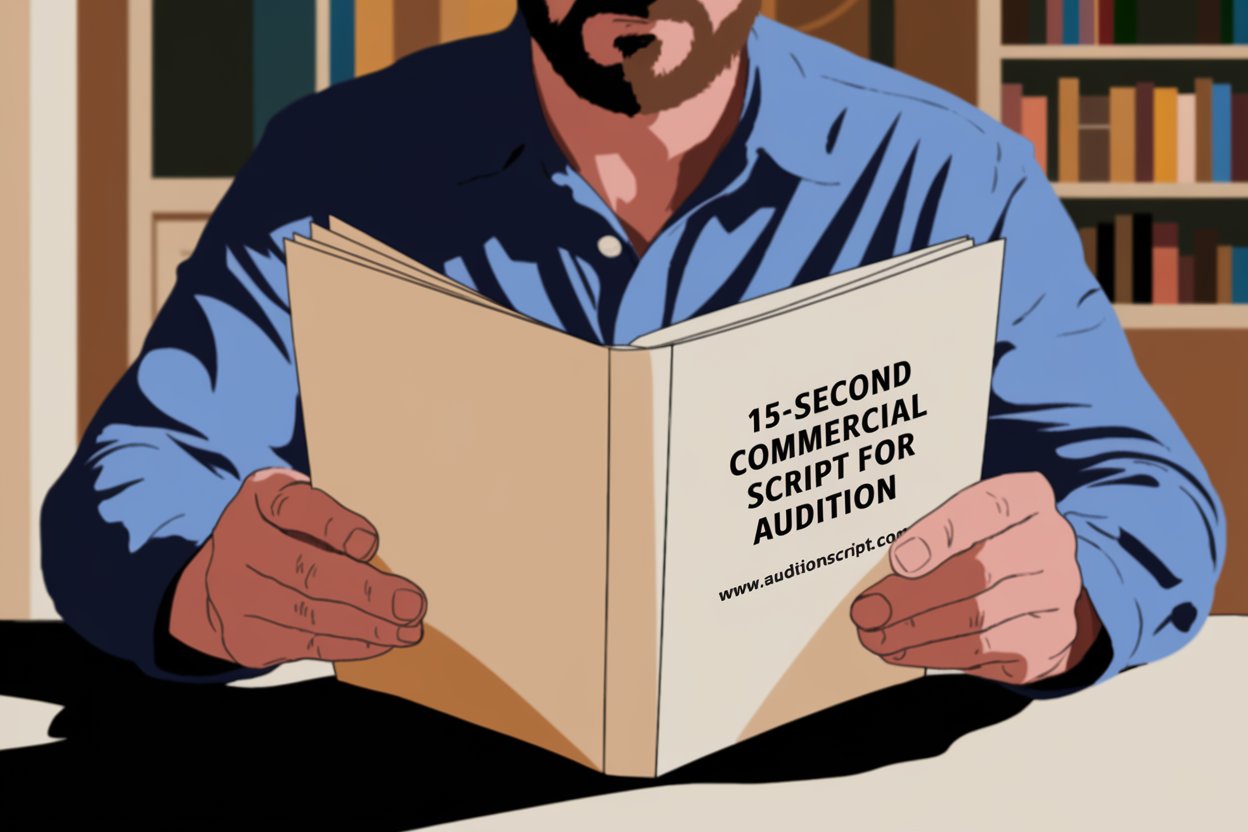 15-Second Commercial Script for Audition – The Actor’s Script Studio