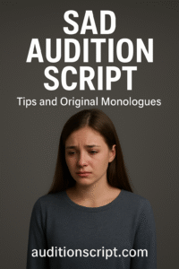 Sad Audition Script – The Actor’s Script Studio
